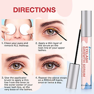 BARTSLASH Advanced Eyelash Growth Serum - Irritation Free - Achieve Longer, Thicker, Healthier, and Stronger Lashes - 0.12OZ/3.5ML