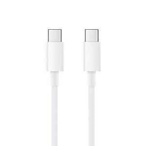 Mi USB Type-C to Type-C Cable, support 5A current and delivering up to 100W. Data transfer with 4.92 ft. For laptops, tablets, smartphones and more