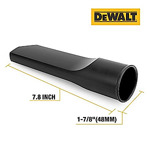 DEWALT DXVA19-1400 Crevice Tool 1-7/8" Compatible with DXV04T DXV05P DXV05S DXV06G DXV08S DXV06P DXV09P DXV09PA DXV10P DXV10PL DXV10S DXV10SA DXV10SB