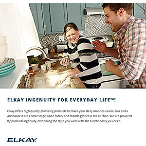Elkay ELUH231712 Lustertone Classic Single Bowl Undermount Stainless Steel Sink