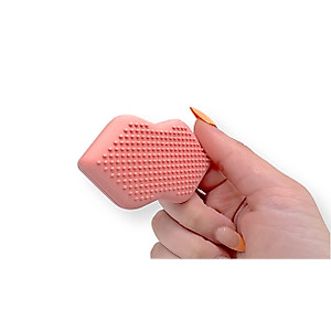 (1 PC) Lip scrubber and exfoliating brush tool, silicone material for men women, smoother and fuller lip appearance