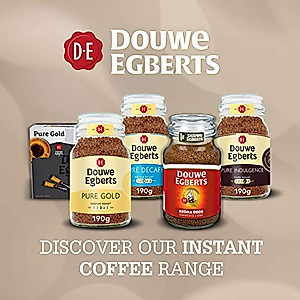 Douwe Egberts Pure Indulgence Instant Coffee in Jar, Dark Roast, 6.7-Ounce, 190 gram