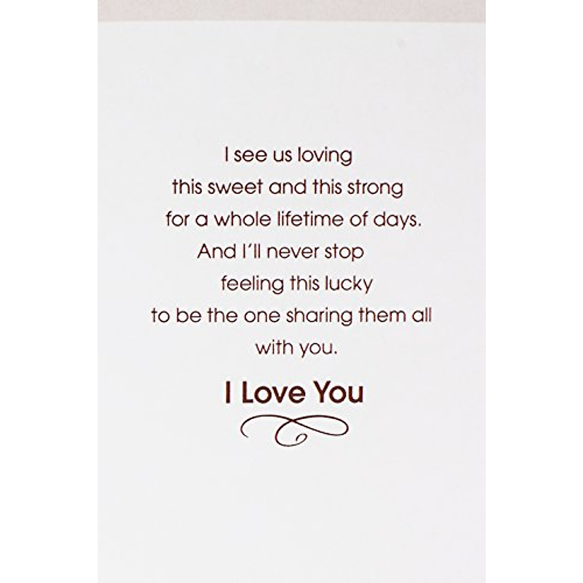 Hallmark Mahogany Love Card or Anniversary Card (Never Stop) (0359RZD2046)