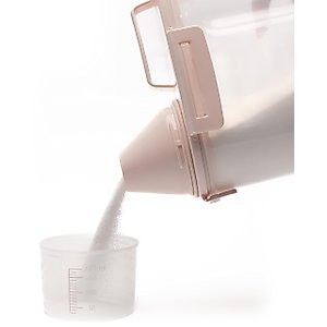 Everyday JAM Food Storage Container - Airtight Seal and Food-Grade Transparent Plastic Container - BPA Free - Measuring Cup, Pouring Spout - for Rice, Pasta, Sugar, Cereal, Snacks, Dry and Wet Goods