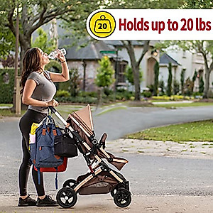 XIBAO 4PCS Stroller Hooks, Stroller Organizer Hook Clip, Convenient Stroller Accessories Mommy Bag Hooks, for Hanging Diaper Bags Purse (Black)