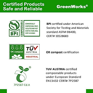 GreenWorks Compostable Forks,100 Count 7" Heavyweight Biodegradable Disposable Cutlery Fork