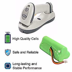 HQRP 5-Pack Battery Compatible with Motorola Symbol LS4278 LS-4278 LS4278-M LI4278 DS6878 82-67705-01 BTRY-LS42RAAOE-01 K35466 Cordless Bar Code Scanner LI-4278 DS-6878