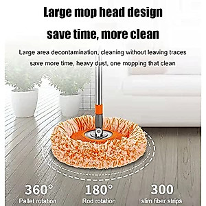 Mops for Floor Cleaning, 360 Rotatable Adjustable Cleaning Mop Telescopic Rod Coral Fleece Mop Ceiling Floor Dust Wiper Wall Lazy Mop Mop Cleaning Tool Stainless Steel Rod Window Cleaner