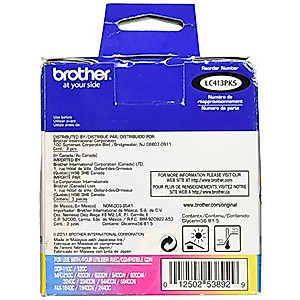 Brother LC41 Color 3 Pack 1 each Cyan, Magenta, Yellow
