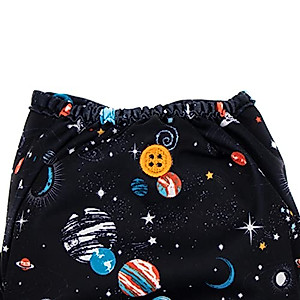 Buttons Cloth Diaper Cover - One Size (Far Out)