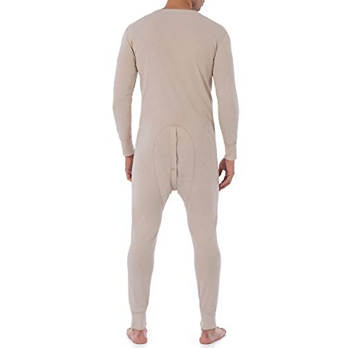 Fruit of the Loom Men's Premium Thermal Union Suit, Oatmeal, X-Large