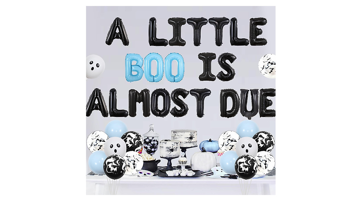 Boo Baby Shower Decorations for Boys - Wonmelody