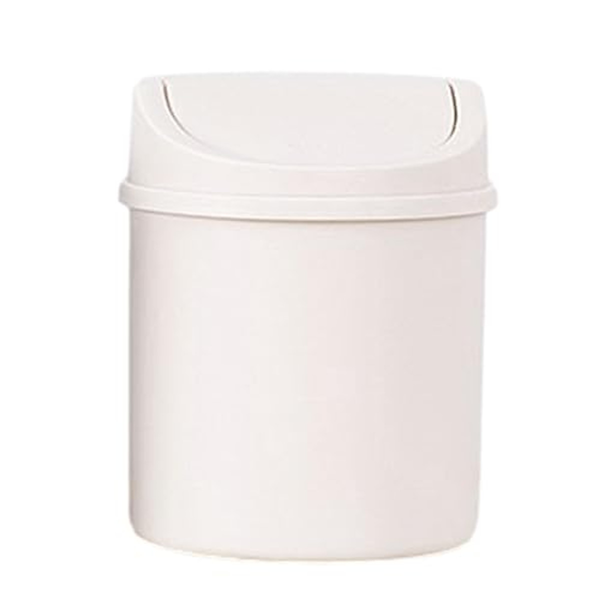 ANZAGA Small Trash Can, Mini Desktop Trash Can, Waste Bin with Lid, Creative Small Paper Basket Wastebasket for Home Bathroom Bedroom Car Interior