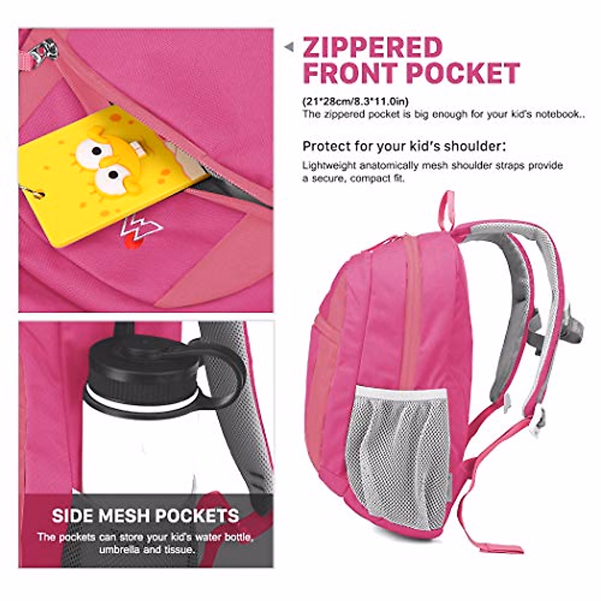 MOUNTAINTOP Kids Backpack for Boys Girls School Camping Children's Backpack