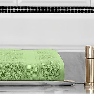 Magshion Extra Large Cotton Bath Sheet for Bathroom Adults Oversized Quick-Dry Bath Sheet Towel, Olive Green