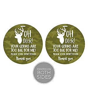 Camouflage Deer Stop No Touching Baby Car Seat Sign/Country Boy Stroller Tag/Camo Car Seat Accessory