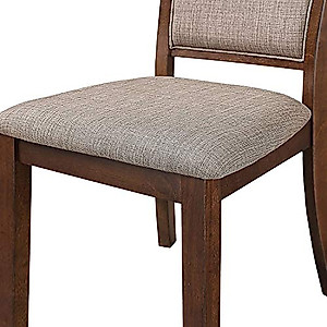 New Classic Furniture Amy 5-Piece Dining Table Set, Brown Cherry