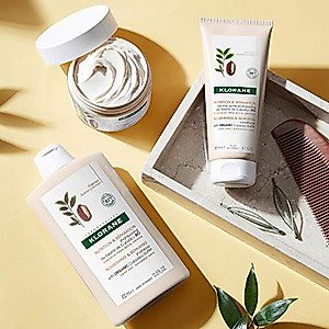 Klorane Shampoo with Organic Cupuaçu Butter, Nourishing & Repairing for Very Dry Damaged Hair, SLS/SLES-Free, Biodegradable, 13.5 fl. oz.