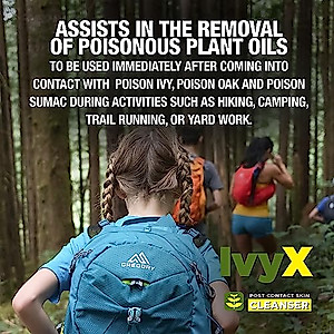 CoreTex Ivy X Post-Contact Poison Ivy Wipes - Pack of 300 Single-Use Poison Ivy Treatment Wipes to Assist in the Removal of Poison Ivy, Poison Oak, & Poison Sumac Oils - Poison Ivy Wash Wipes