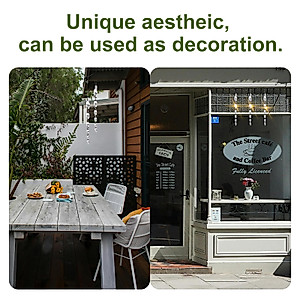 OFFO Large Bird Scarer Rods, 15.7 Inches (10 Pcs) Reflective Bird Device Outdoor Bird Scarer to Keep Pigeon and Woodpecker Away from Garden or Yard, Silver