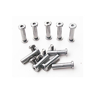 NC HAISDA 10 pcs EDC Knives Handle Pivot Pin Screw Survival Knife Rivets Pocket Folding Knife Shaft Fasteners 15mm