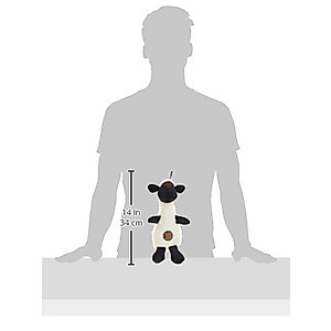 Outward Hound Scruffles Lamb Plush Squeaky Dog Toy, Small