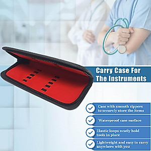 A2Z Scilab - Budget Dissection Kit for High School and College Dissections - 17 PC Kit With Glass Dropper in a Compact Zippered Case - Stainless Steel Instruments with FREE Scalpel Blades