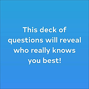 Chronicle Books After Dinner Amusements: How Well Do You Know Me?: 50 Questions for Family and Friends (Family Friendly Conversation Starter Card Game, Portable Camping and Holiday Games)