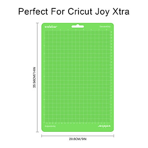 Welebar 8.5"x12" Cutting Mats for Cricut Joy Xtra, 3 Pack Standard Adhesive Non-Slip Cut Mat for Sewing Quilting Crafts