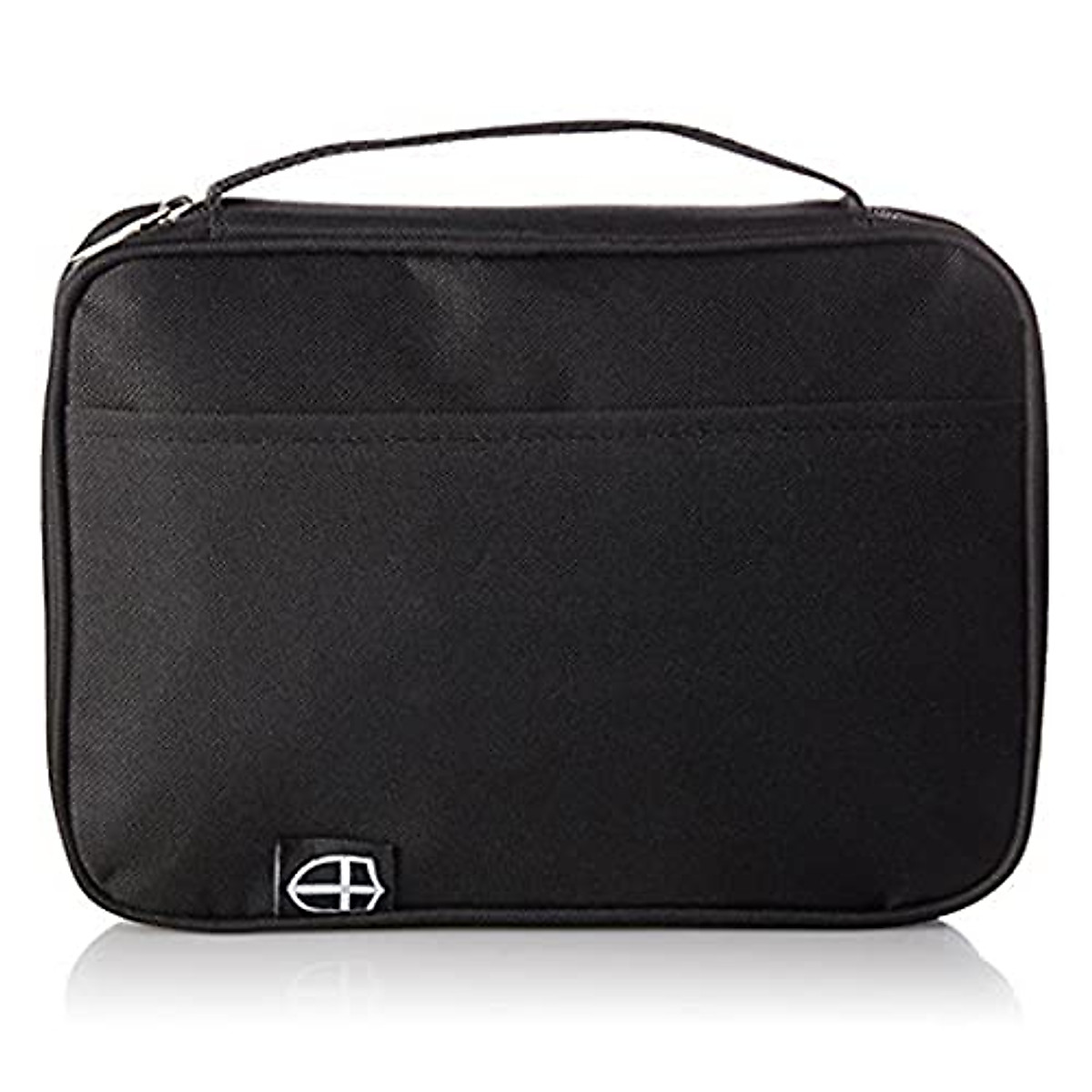 G.T. Luscombe Company, Inc. Armor of God Bible Cover & Book Cover | Oxford Cloth with Handle & Cross Emblem Zipper-Pull | 4 Pen Loops Inside Cover | Outside Pocket | Black Extra Large 10 x 7.25 x 2"