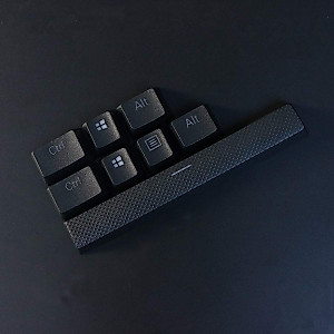 8 Keys PBT Backlit Translucent Keycap Doubleshot OEM Profile for Corsair Strtafe K70 RGB K65 k68 K95 Platinum G710 Gaming Mechanical Keyboards (Black)