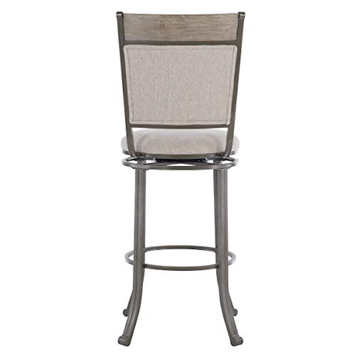 Powell Pewter Metal and Rustic Wood Counter Height 3 Piece Set Franklin Dining