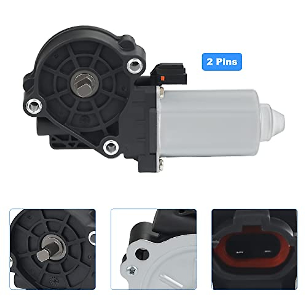 JDMON 676061RV Entry Step Motor Replacement for Kwikee Step Motor Compatible with 1101428,214-1001 Stair Entry Step Gear Motor