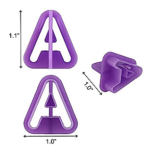 40pcs Alphabet Cookie Cutters Set Purple Plastic Letter Icing Cake Decorating Fondant Number Cutters Mould Tools for Sugarcraft Biscuit Pastry Plunger Baking