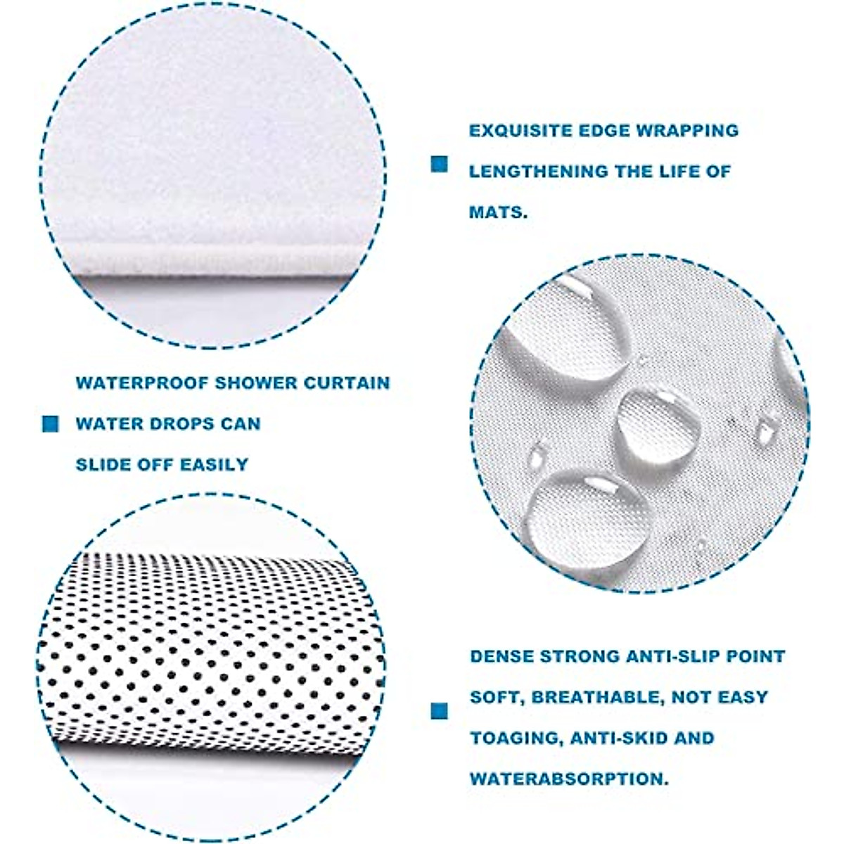 Super Mario Bathroom 4 Pieces Set Shower Curtain, Toilet Lid Cover and Bath Mat, Non-Slip Rugs, Durable and Waterproof, for Bathroom Decor Set, 72" x 72"