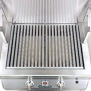 Solaire 27 Inch Deluxe All Infrared Natural Gas Grill On Angular Pedestal Base - SOL-IRBQ-27GIRXL-PED-NG