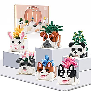DOLBLOCK Succulent Bonsai Botanical Collection Decor Building Set Architecture Model Kit with Flower Plant Animal for Adults Creative DIY Gifts Toys