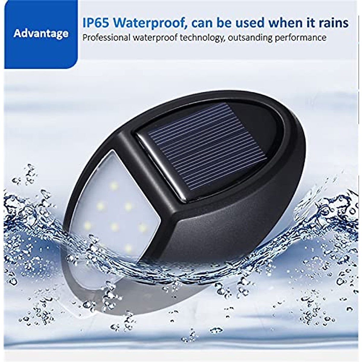 LED Human Body Induction Solar Personality Withsolar Motion Sen SOR Lights for Garden, Fence Ip65 Landscape Home Yard Decor Lighting Lawn Garden