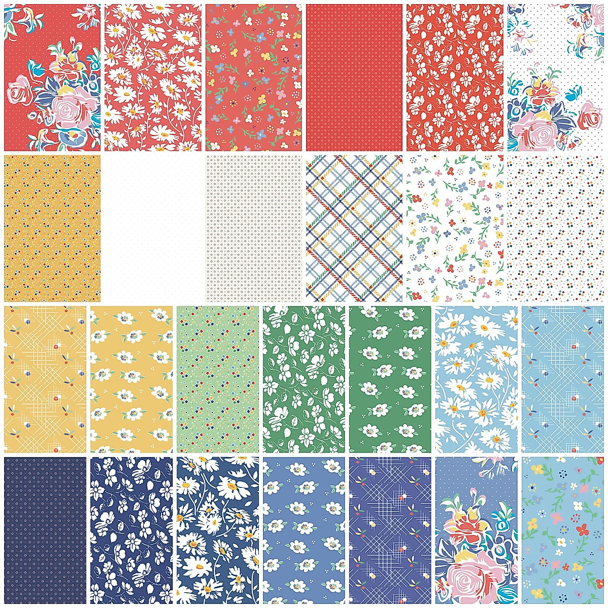 American Jane Always in Season 10" Stacker 42 10-inch Squares Layer Cake Riley Blake 10-15100-42