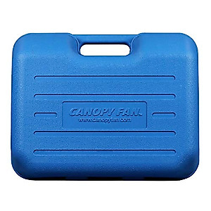 Canopy Breeze Canopy Fan Portable, Rechargeable Ceiling Fan for Canopies, Gazebos, Pergolas + more! 6-Hour Run Time, 31” Diameter Blades, Easy Install w/out Tools, Remote Control, Travel Case included