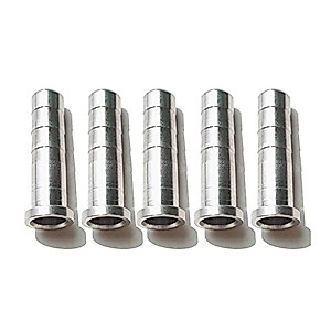 JJZS 12pack Archery Arrow Aluminum Inserts for 0.244’’ Carbon Arrow Shaft, Practice Field Points Inserts Adapter 6.2mm Fit Compound Bow Recurve Bow Target Shooting