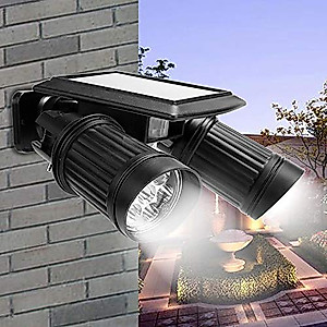 ALOOVOO 14 LED Solar Lamp PIR Motion Detector Door Wall Light Outdoor Wall Lamp Security Spot Lighting LED Dual Light