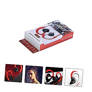 KOMBIUDA 3 Pairs Running Headphone Neck with Home Head Sports in Plug Buds Wired Over Microphone Cellphone in- Headphones Around Cell for Hook Sound Earphone Stereo