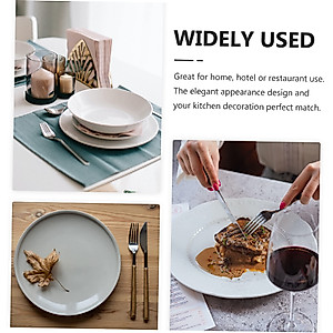 YARNOW Ceramic Spoon Rest Ceramic Spatula Rest Stove Kitchen Decor and Accessories Countertop Spoon Rest Ladle Rest Scoops Chopstick Holders Scooper Household White Cutlery Rack Ceramics