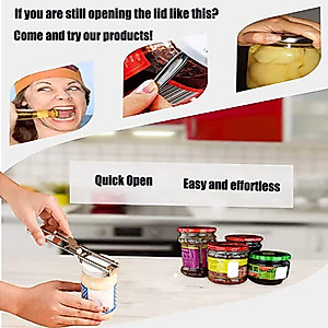 Master Opener Adjustable Jar & Bottle Opener, Adjustable Multifunctional Bottle Opener, Jar Gripper Tight Lid Opener, Kitchen Gadgets, Easy Jar Opener for the Elderly and Children