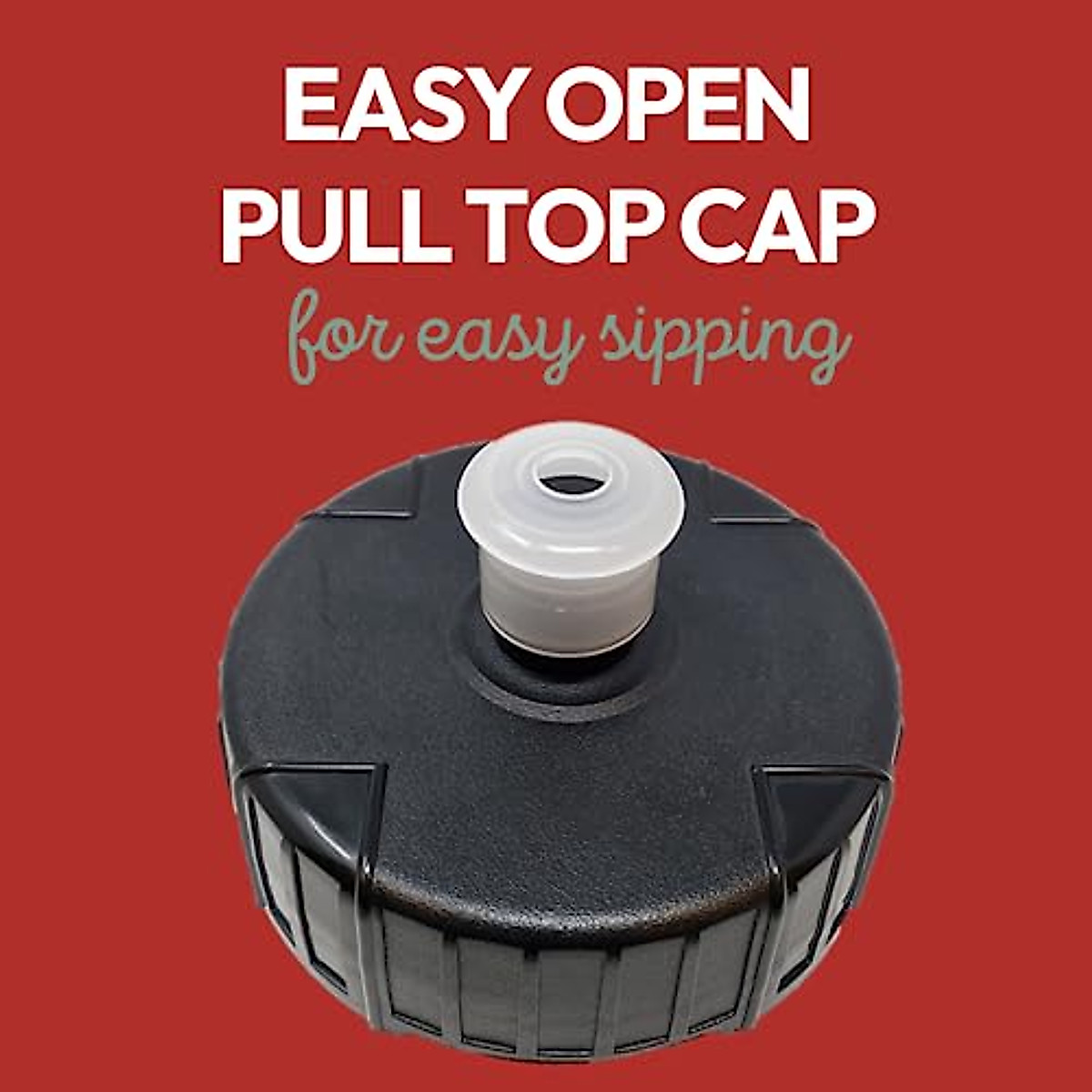 50 Strong Kids Water Bottle | 22 oz. BPA- Free Sports Squeeze Water Bottles with Pull Top Cap |Perfect Water Bottle for School | Reusable & Durable for Boys & Girls | Made in USA