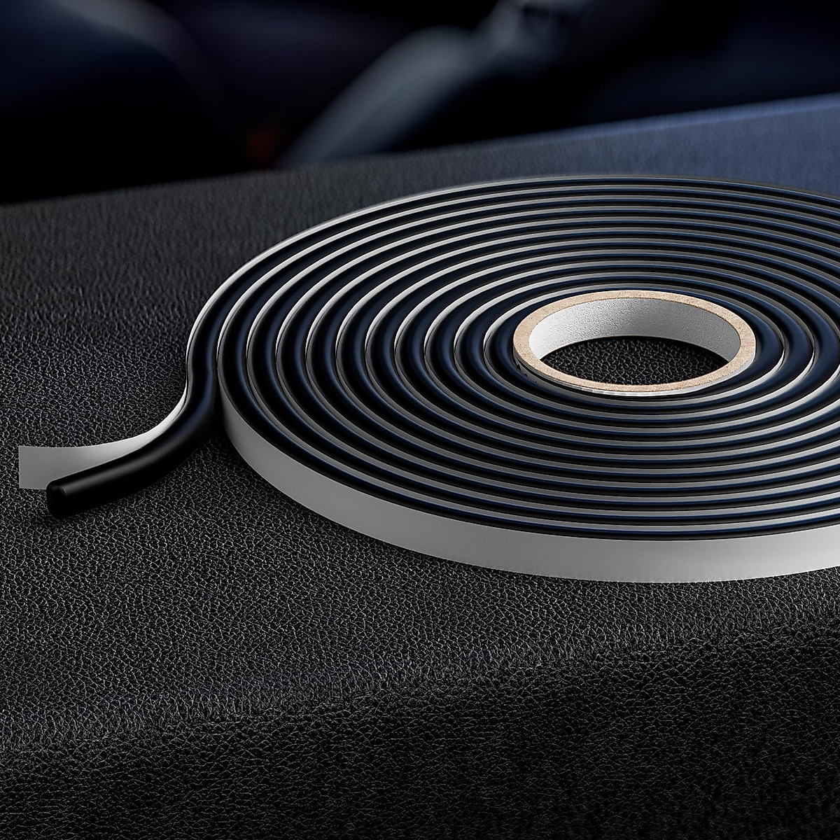 ZXMOTO 13Ft Headlight Sealant Retrofit Refit Butyl Rope Rubber Glue Reseal for Car Headlamps Window Door Windshield (1 Piece)