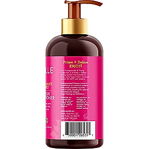 Mielle Organics Pomegranate & Honey Leave-In Conditioner, Moisturizing Curl Primer and Detangler, Repair Damage and Prevent Frizz, Treatment For Thick Curly Hair Type 4 Hair, 12-Fluid Ounces