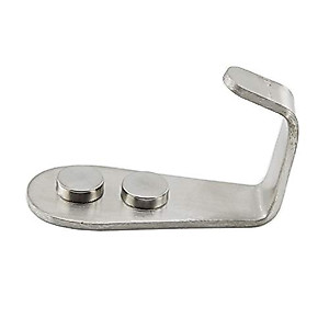 Ulifestar Stainless Steel Coat Hooks, Heavy Duty Metal Hooks for Hanging Towels Keys Hats,Kitchen Bathroom Wall Mounted Hanger Hooks Indoor and Outdoor Hooks with Installation Screws 8 Pack