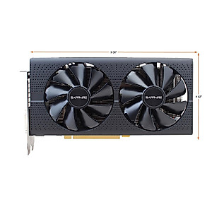 Sapphire Technology Sapphire Pulse Radeon RX 580 DirectX 12 11265-05-20T 8GB 256-Bit GDDR5 PCI Express 3.0 x16 CrossFireX Support ATX Video Card